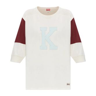 Kenzo Oversize T-Shirt - - Tops - Damen - Beige - M
