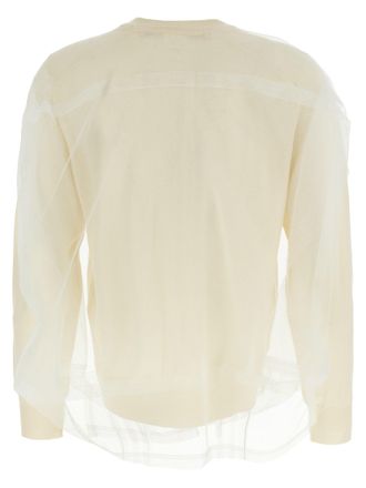 Comme Des Gar&ccedil;ons Womens White Wool Cardigan Clothing