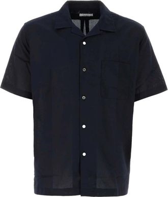 Nanam&iacute;ca Homme, Chemises, Bleu, Taille: S Chemise Panama &agrave; Manches Courtes et Col Ouvert