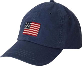 Polo Ralph Lauren Homme, Accessoires, Bleu, Taille: ONE Size Casquette Tiss&eacute;e