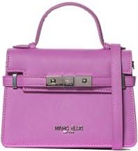 Marc Ellis Marc Ellis New York Sac à bandoulière pour femme Textile Polyurethane 19x11x6,5 cm, Lilas et argent, Taille unique