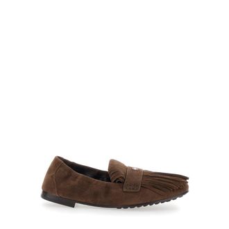 Tory Burch Ballet Fringe Loafer - - Shoes - Damen - Braun - 39 EU