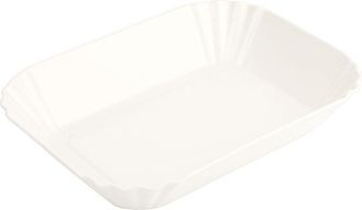 Contacto Currywurstschale WE*TURN - Mehrweg Polypropylen weiß, 19 x 13,5 x 3,5 cm, 0,55 l, mikrowellen- und spülmaschinengeeignet