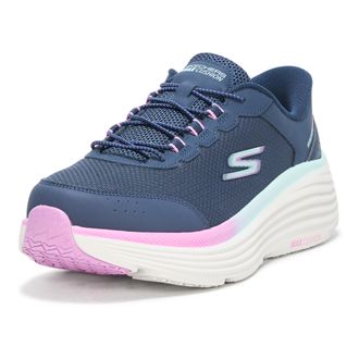Skechers Damen Max Cushioning Endeavour Cardova Hands Free Slip-In-Sneaker, Navy/Violett, 39 EU
