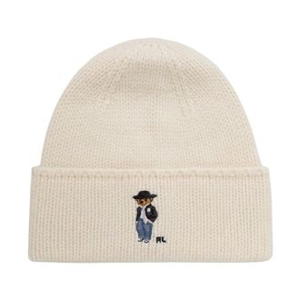 Polo Ralph Lauren Bonnet en laine m&eacute;rinos - Femme - Accessoires - Beige - Taille: ONE Size