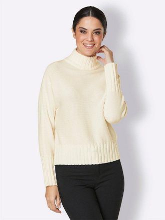 Cr&eacute;ation L Strickpullover Merinowoll-Pullover Langarm Jersey