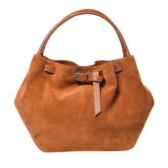Baldinini Suede Bucket Bag - - Bags - Damen - Braun - ONE SIZE