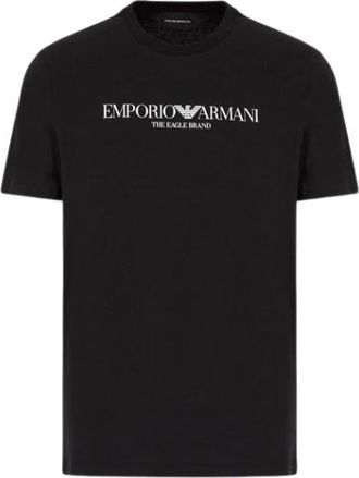 Emporio Armani Homme, Tops, Noir, Taille: 3XL T-Shirt