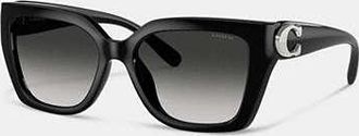 Coach Idol quadratische Cat-Eye-Sonnenbrille