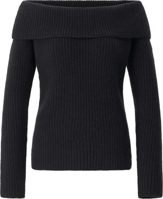 Iris Von Arnim Femme, Pulls, Noir, Taille: 42 FR Pull Off-Shoulder
