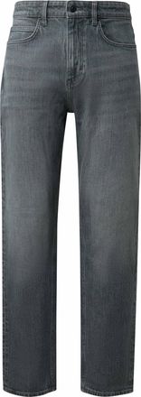 QS by s.Oliver Herren 2171933 Jeans Hose, Devon Relaxed Fit, Grey/Black, 33/34