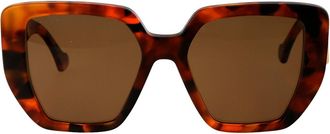 Gucci Lunettes De Soleil - Marron