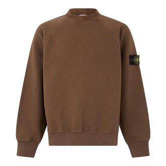 Stone Island Rundhals-Pullover - - Sweatshirts & Hoodies - Herren - Braun - M