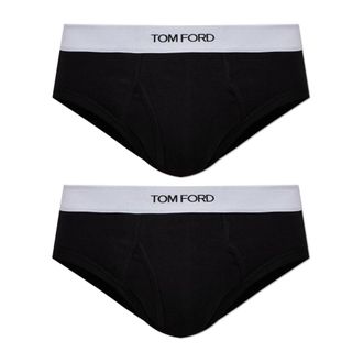 Tom Ford Homme, Sous-v&ecirc;tements, Noir, Taille: 2XL Lot de deux slips en coton