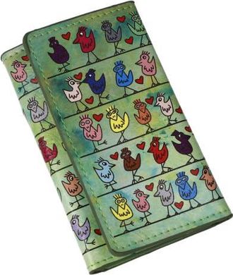 GOEBEL Schlüsseletui Birds on a Love Wire 6x10 Pop Art James Rizzi