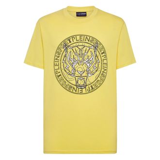 Plein Sport Homme, Tops, Jaune, Taille: M T-Chemises