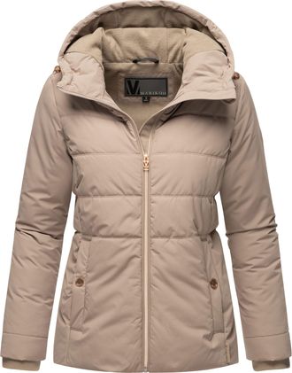 Marikoo Damen Steppjacke mit Fleece-Innenfutter & Kapuze - Alemee