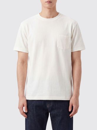 Howlin T-shirt &agrave; col rond en m&eacute;lange de coton avec une poche poitrine plaqu&eacute;e