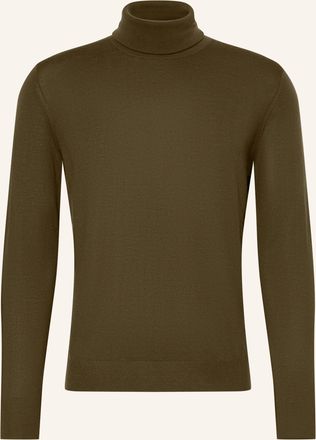 Strokesman's Strokesmans Rollkragenpullover Aus Merinowolle gruen