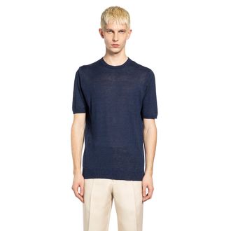 Lardini Silk Knit T-Shirt