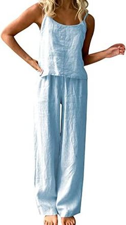 Generic Surv&ecirc;tement en velours pour femme - 2 tenues d&eacute;contract&eacute;es - Pull &agrave; manches longues - Haut court - Ensemble de v&ecirc;tements de d&eacute;tente pour femme - Ensem