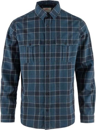 Fjällräven Herren Övik Travel LS Shirt, Indigo Blue/Dark Navy, XXL