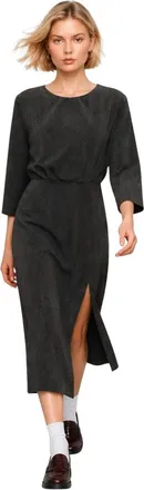 Kocca Femme, Robes, Noir, Taille: 38 FR Robe Mi-longue Textur&eacute;e