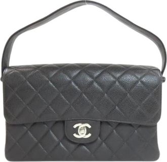 Chanel Sac &agrave; main vintage Pre-owned - Femme - Pre-owned - Noir - Taille: ONE Size