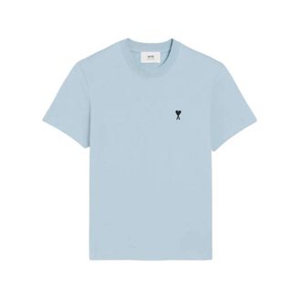Ami Le Tee De Coeur Contrasted - - Tops - Herren - Blau - S
