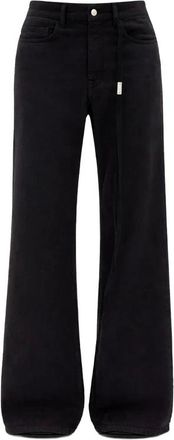 Ann Demeulemeester Femme, Jeans, Noir, Taille: 36 FR Genoveva Relaxed Flared Jeans