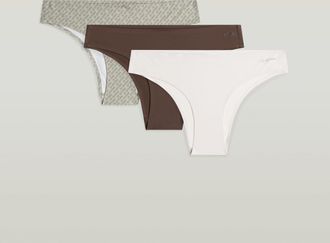 G-Star Hipster No VPL Brief 3er-Pack - Mehrfarbig - Damen