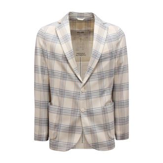 Circolo 1901 Giacca Oxford Checked Jacket - - Jackets - Herren - Mehrfarbig - XL