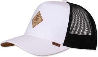 Djinns Jersey Patch (White/Black) - Trucker Cap Meshcap Hat Kappe Mütze Caps