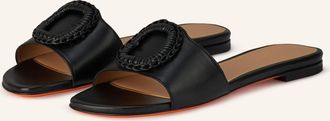 Santoni Pantoletten Corolle schwarz