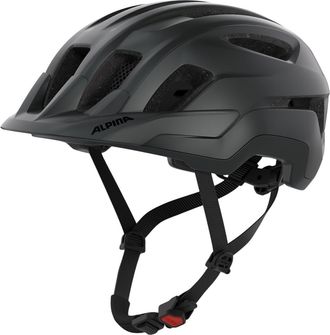 Alpina Paranus - Leichter Fahrradhelm, Starke Sto&szlig;d&auml;mpfung durch Hi-EPS, gro&szlig;e Bel&uuml;ftung, integriertes Insektennetz, anpassbare Passform, Black matt, S (52-5