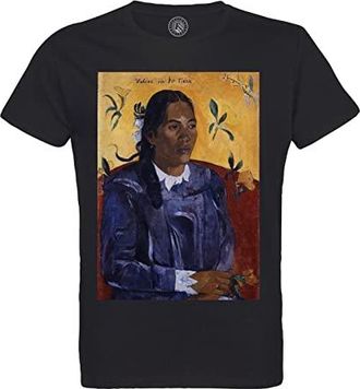 Fabulous T-Shirt Homme Col Rond Coton Bio Vahine No Te Tiare Paul Gauguin Peinture Impressionisme Art