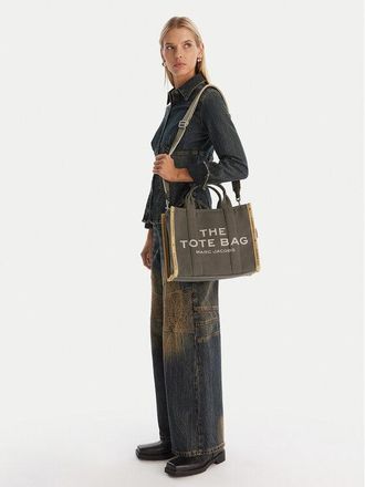 Marc Jacobs Handtasche The Jacquard Medium Tote Bag M0017027 Khakifarben