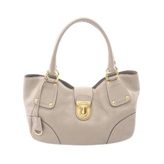 Prada Pre-owned Vit.daino Sac &agrave; main en cuir - Femme - Pre-owned - Gris - Taille: ONE Size