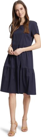Vera Mont Damen Sommerkleid mit Stufen Night Sky,38