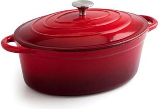 Bidasoa FIERRO - Cocotte Gusseisen Rot 30 cm - 4,3 L (7664010)