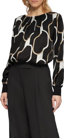 s.Oliver Shirt im Fabricmix mit Raff-Details