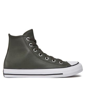 Converse Sneakers aus Stoff Converse Chuck Taylor All Star Faux Leather Hi A09481C 371 Grün