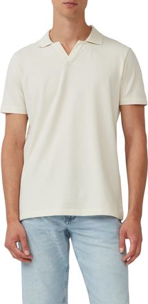 s.Oliver Poloshirt aus Baumwolle mit offenem Kragen