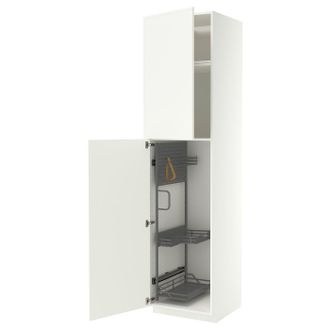 IKEA METOD Hochschrank mit Putzschrankeinr