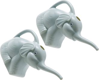 Happyyami 2stücke Langauslauf Gießkanne Mit Gießflasche Für Pflanzenbewässerung Ergonomischer Griff Für Einfache Handhabung Cartoon-elefantenbaby-Design Geeigne