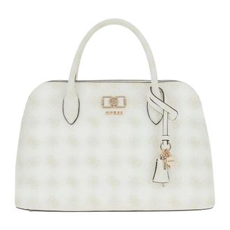 Guess Emelie Logo Handtasche - - Bags - Damen - Wei&szlig; - ONE SIZE
