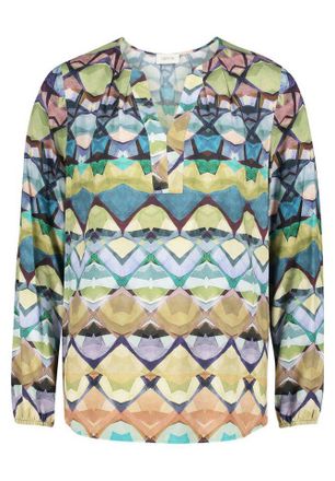 Cartoon Schlupfbluse Damen mit Muster