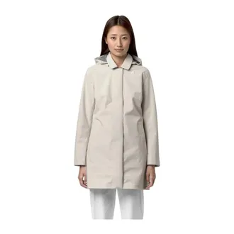 K-Way Femme, Vestes, Beige, Taille: 36 FR Mathy Bonded Jersey Jacket