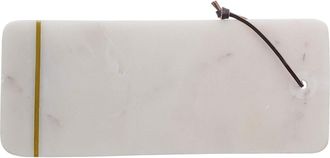 Bloomingville 45205507 Schneidebrett, rechteckig, Marmor, Wei&szlig;, einfarbig, 150 mm, 370 mm