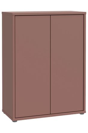 Xora Schuhschrank Alice Springs, Terracotta, Holzwerkstoff, 4 F&auml;cher, 74.5x99.1x34.9 cm, Typenauswahl, stehend, Garderobe, Schuhaufbewahrung, Schuhschr&auml;nke